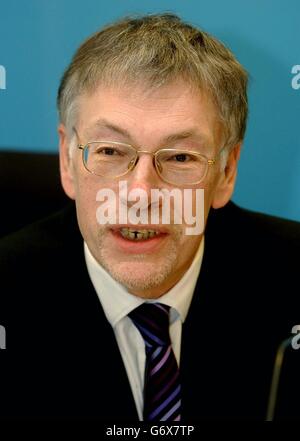 Sir Michael Bichard delivers his closing statement at the end of the ...
