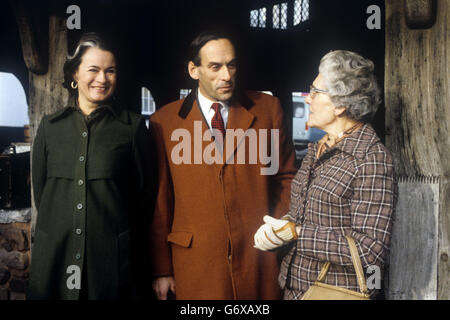 Liberal leader Jeremy Thorpe with his wife Caroline and son Rupert ...