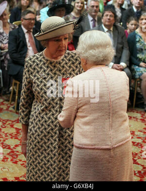 Actress Penelope Keith is made a Dame Commander of the British Empire ...