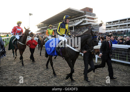 Terry Biddlecombe, National Hunt Jockey, and wife Bridget at Aintree ...