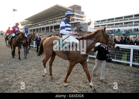 Terry Biddlecombe, National Hunt Jockey, and wife Bridget at Aintree ...