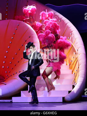Nigel Harman as Simon Cowell performing during a photocall for The X ...