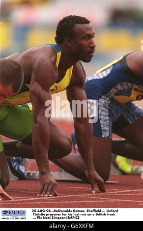 25-AUG-96. McDonalds Games, Sheffield ... Jonathan Edwards completes ...