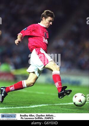 BRADLEY ALLEN OF CHARLTON ATHLETIC FOOTBALL CLUB.. BRADLEY ALLEN OF ...