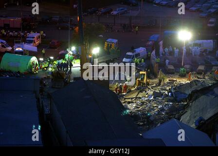 Glasgow factory explosion Stock Photo - Alamy