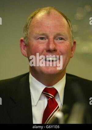 Millionaire building magnate Steve Morgan speaking in Warrington, about ...