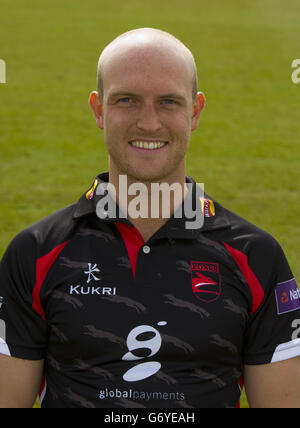 Leicestershire's Michael Thornley during a media day at Grace Road ...