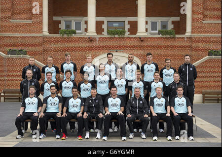 Surrey CCC team group Stock Photo - Alamy