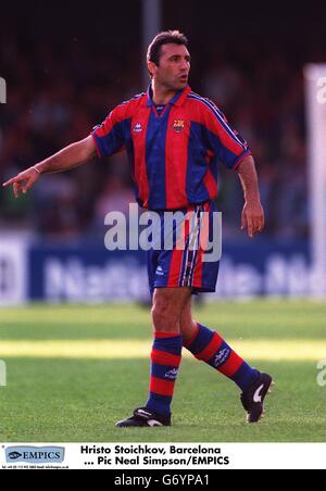 Hristo Stoichkov, Barcelona Stock Photo - Alamy