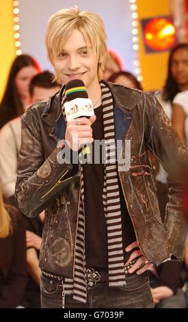 Lead singer of the rock group The Calling, Alex Band, performs onstage ...