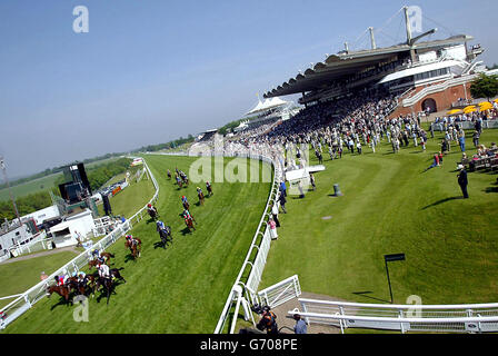 Aerial view of Goodwood Race Course South Downs National Park West ...