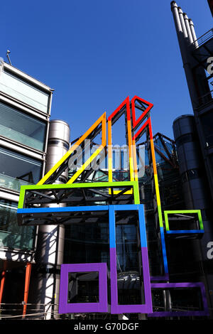 Views of London - The Channel 4 Television Headquarters. A general view ...