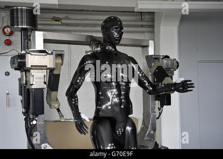 Mannequin to test chemical suits Stock Photo - Alamy