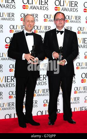 Sir Nicholas Hytner (left) and Nick Starr (right) win the Special Award ...