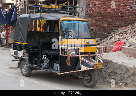 Auto rickshaws are a common means of public transportation in many ...