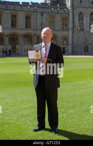 John Hirst with his Commander of the Order of the British Empire (CBE ...