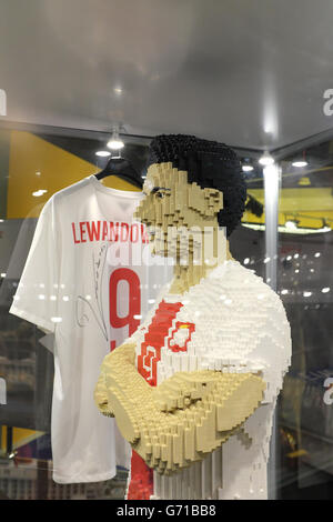 Famous football player Lewandowski made from Lego blocks on Stock Photo ...
