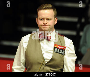 Shaun Murphy during the round one match between Shaun Murphy and Wu ...