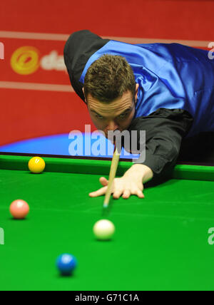 Shaun Murphy during the round one match between Shaun Murphy and Wu ...