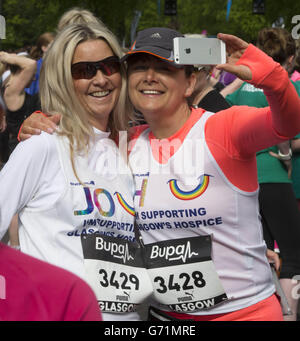 Athletics - Bupa Women's 10k - Glasgow. Susan Partridge celebrates ...