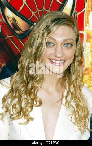 Actress Mageina Tovah arrives for the premiere of the film, "Spider-man ...