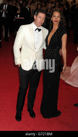 Christy Turlington arriving at the Costume Institute Gala held at the ...
