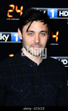 London, UK. Liam Garrigan at UK premiere of '24: Live Another Day' at Old Billingsgate, London ...