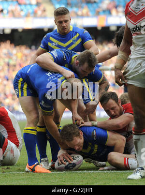 Warrington Wolves' Joel Monaghan Stock Photo - Alamy