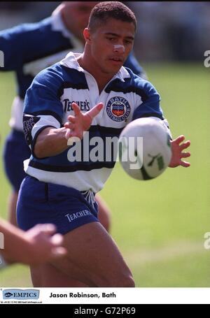 Rugby Union Bath v Wasps. Jason Robinson, Bath Stock Photo - Alamy