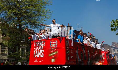 Soccer - FA Cup - Arsenal Winners Parade Stock Photo - Alamy
