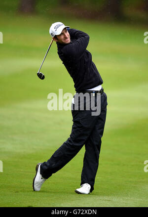 England's Seve Benson during day two of the 2015 BMW PGA Championship ...