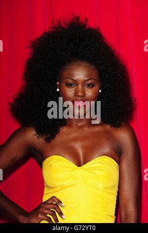 Modupe Adeyeye arriving for the 2014 British Soap Awards at The Hackney ...