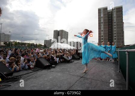 Ballet Mun dance troupe perform during celebrations in Ballymun, Dublin ...