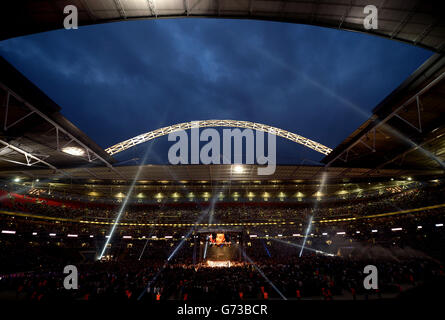Boxing - Undercard - Wembley Stadium Stock Photo - Alamy