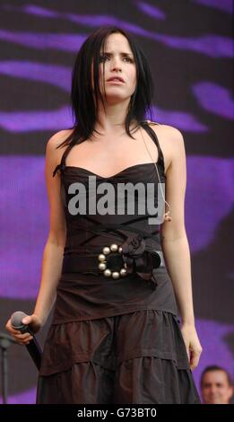 NO MERCHANDISING. Andrea Corr, lead singer of the Irish pop group The ...