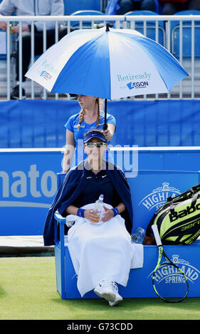 Andrea Petkovic of Germany during the women's singles match against ...