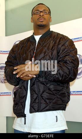 British rapper Ty at the launch of the Nationwide Mercury Prize 2004 ...