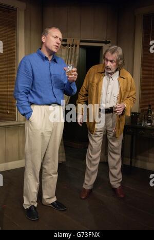 Actors Rupert Wickham (left) as Gerardo Escobar, and Leigh Lawson as Dr ...