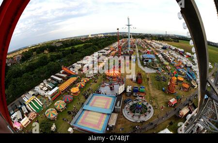 EDS NOTE SHOT USING FISHEYE LENS The Hoppings, the world's biggest ...