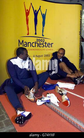 Former Olympic Gold Medalist Linford Christie accompanied by his ...