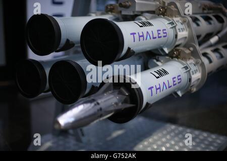 A display model of the new Thales LMM (lightweight multi-role missile ...