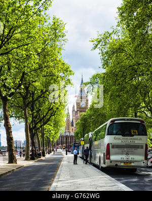 London Cycle Super Highway , two lane cycle path along Thames riverside ...