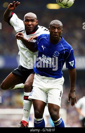 Kevin of Fulham during the Everton v Fulham Premier League match at the ...