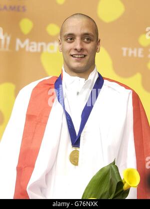 England's James Goddard wins gold in the Men's 200m Backstroke Finals ...