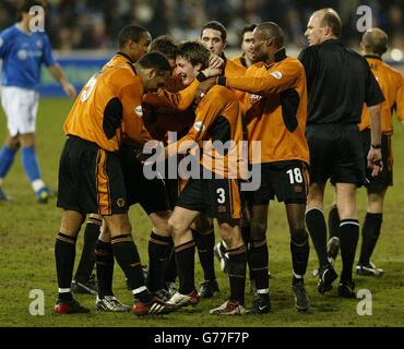 Lee Naylor in action for Wolves during their pre-season friendly match ...