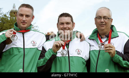 Norther Ireland's Paul Daly, Neil Mulholland and Neil Booth take silver ...
