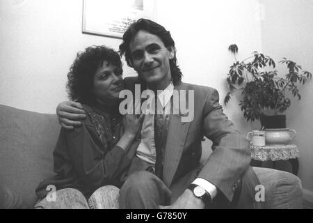 Paul Hill, one of the Guildford Four who were freed last week, with his ...