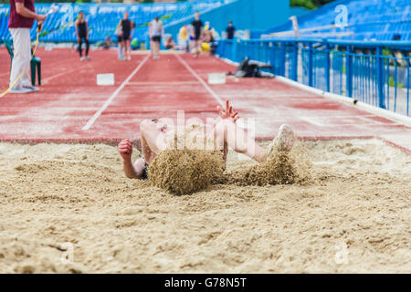 athlete long jump, sportsman long jump, track and field, sports ...