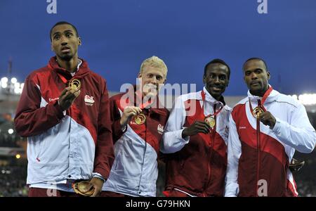 England's (left to right) Matthew Hudson-Smith, Daniel Awde, Michael ...