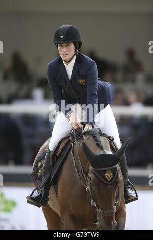 USA's Jessica Springsteen competes during the Gucci Paris Masters , at ...